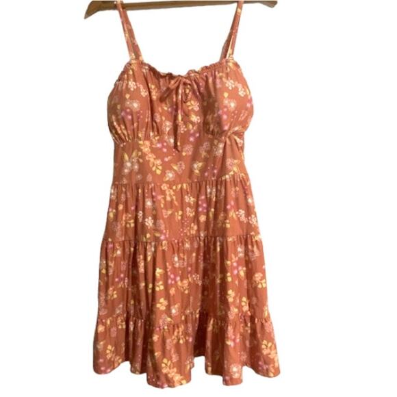 No Boundaries | Dresses | New Dark Coral Floral Sundress Size Xl | Poshmark